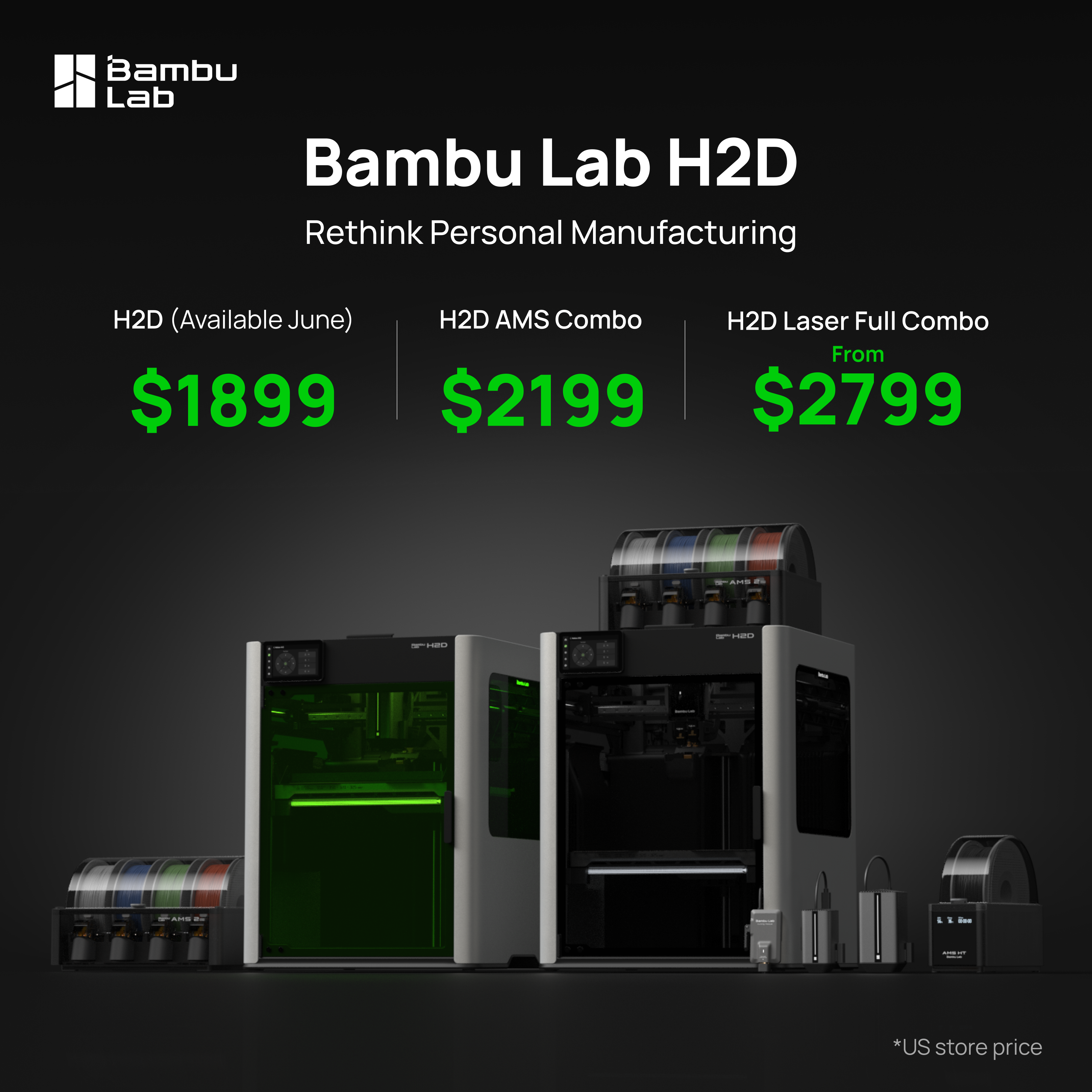 Bambu Lab H2D - Your New All-In-One Manufacturing Hub | BGeek
